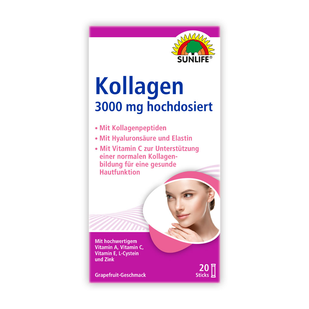Kollagen 3000 mg hochdosiert – SUNLIFE®